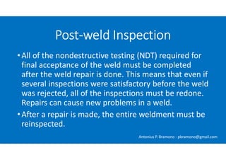Weld Repair | PDF