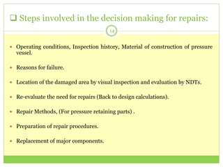 Weld repair raghav | PPTX