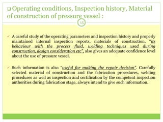 Weld repair raghav | PPTX