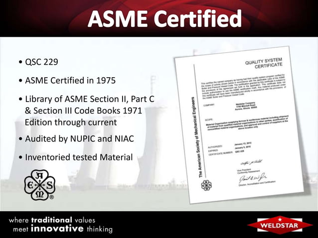 Weldstar presentation nuclear (slideshare) | PPT