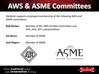 Weldstar presentation nuclear (slideshare) | PPT