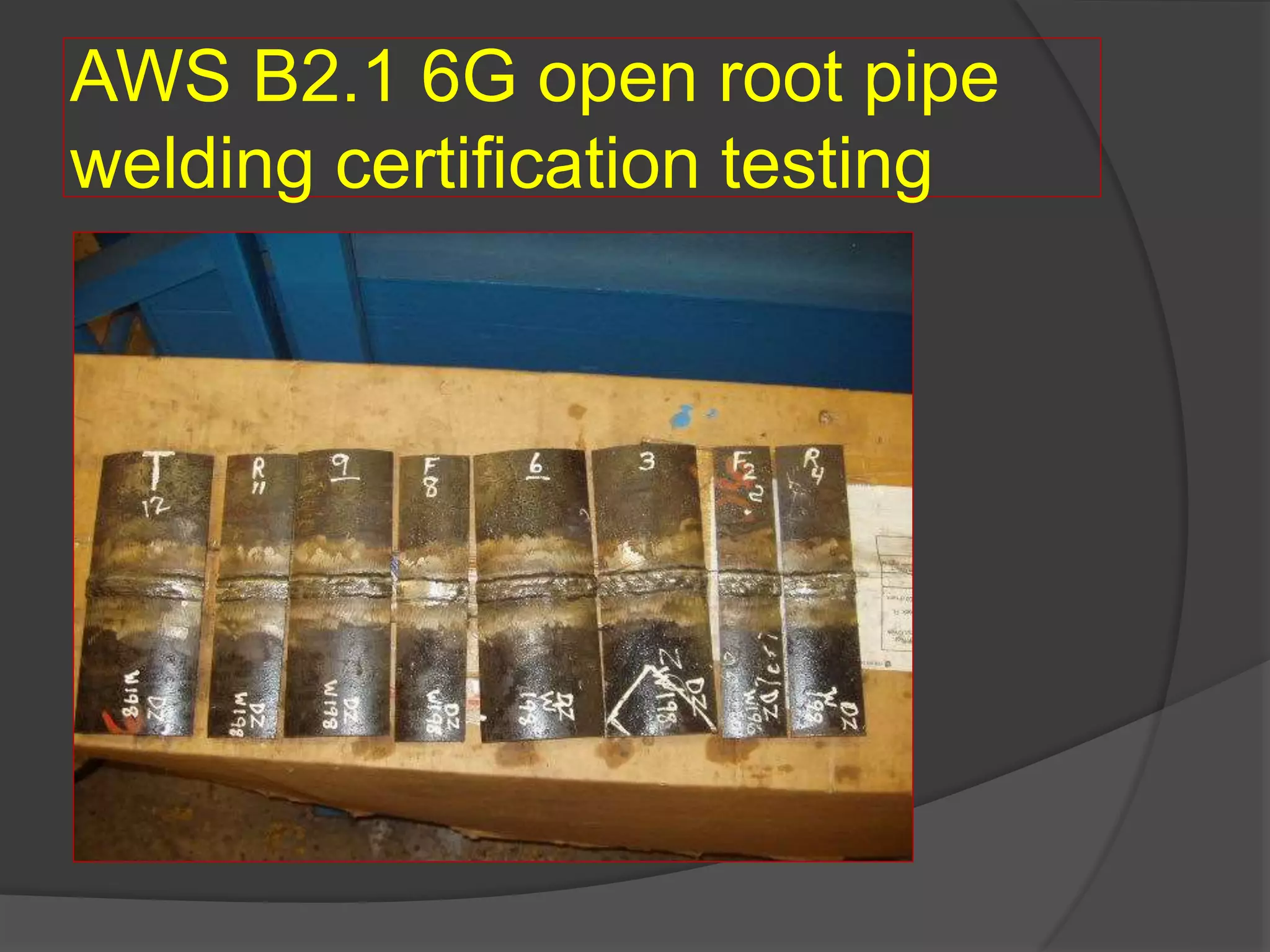 Tips: Weld steel pipe in 6G using smaw | PPTX