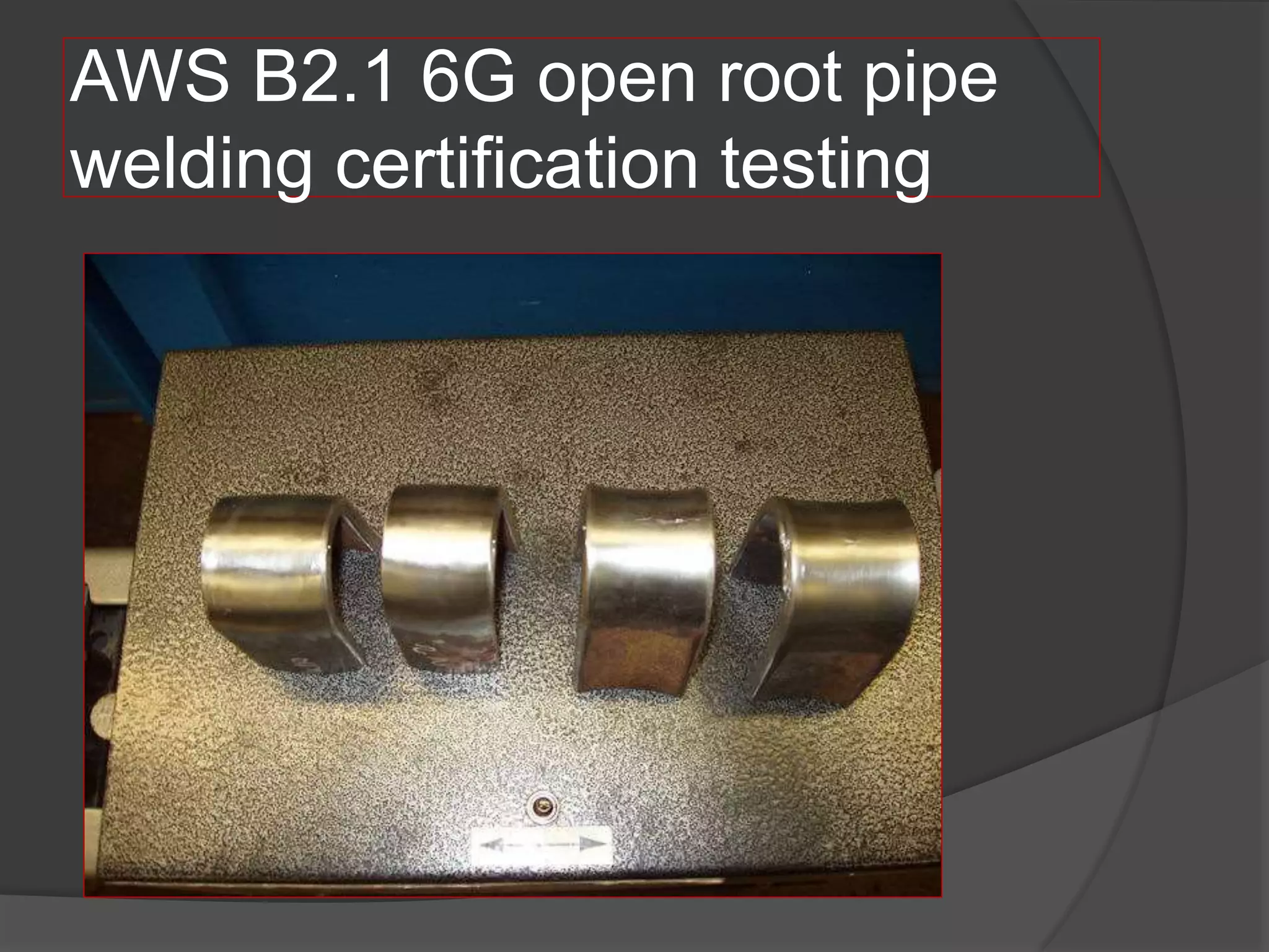 Tips: Weld steel pipe in 6G using smaw | PPTX