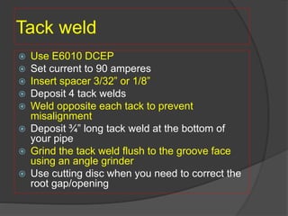 Weld Carbon Steel Pipe in 6G using SMAW | PPTX