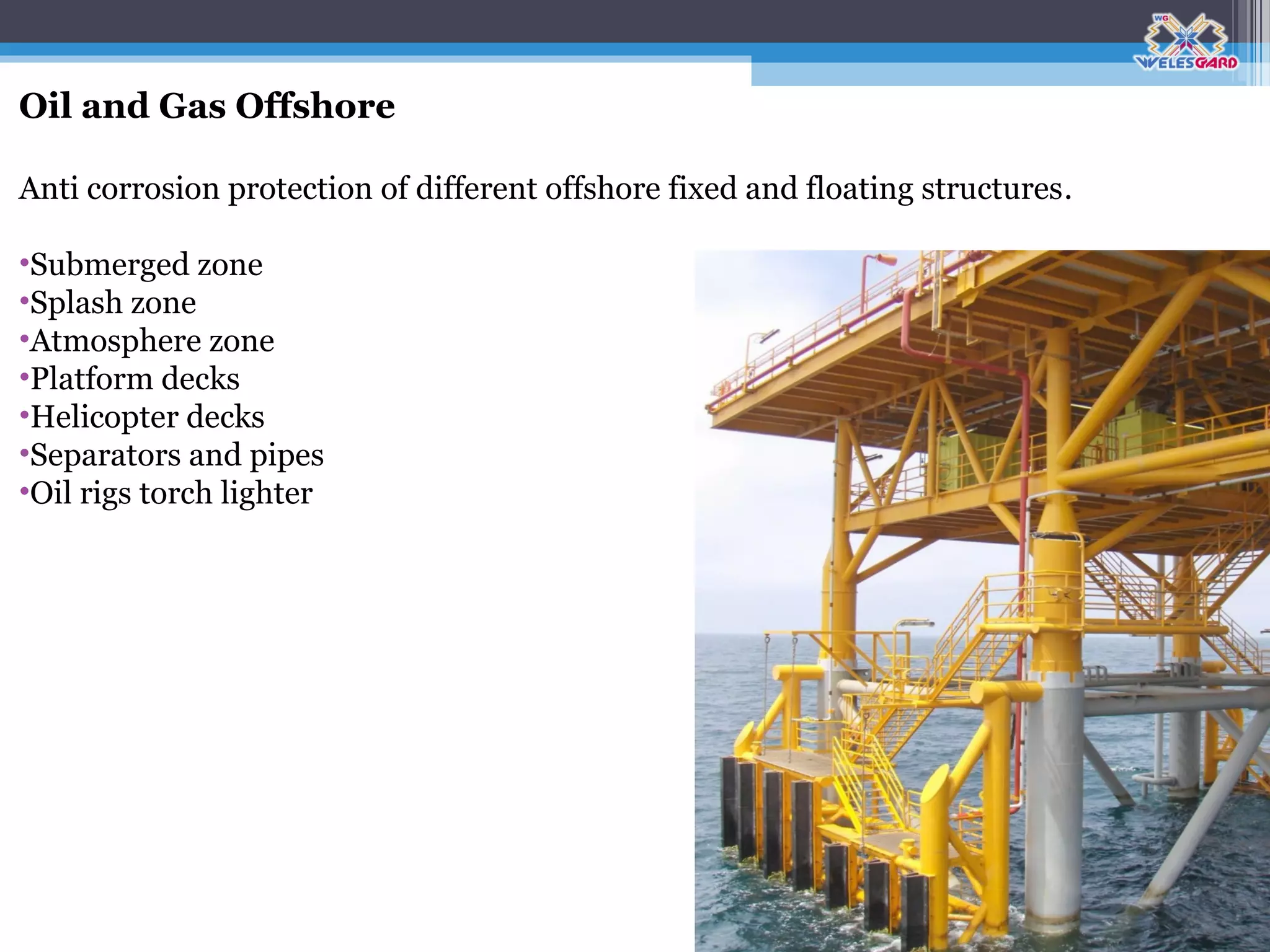 Welesgard. Oil n gas coating application | PPT | Chemistry | Science