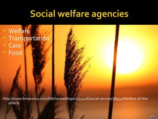 Role of Government and Welfare Agencies | PPT