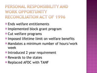 Welfare Powerpoint | PPT | Government Support and Welfare | Financial ...
