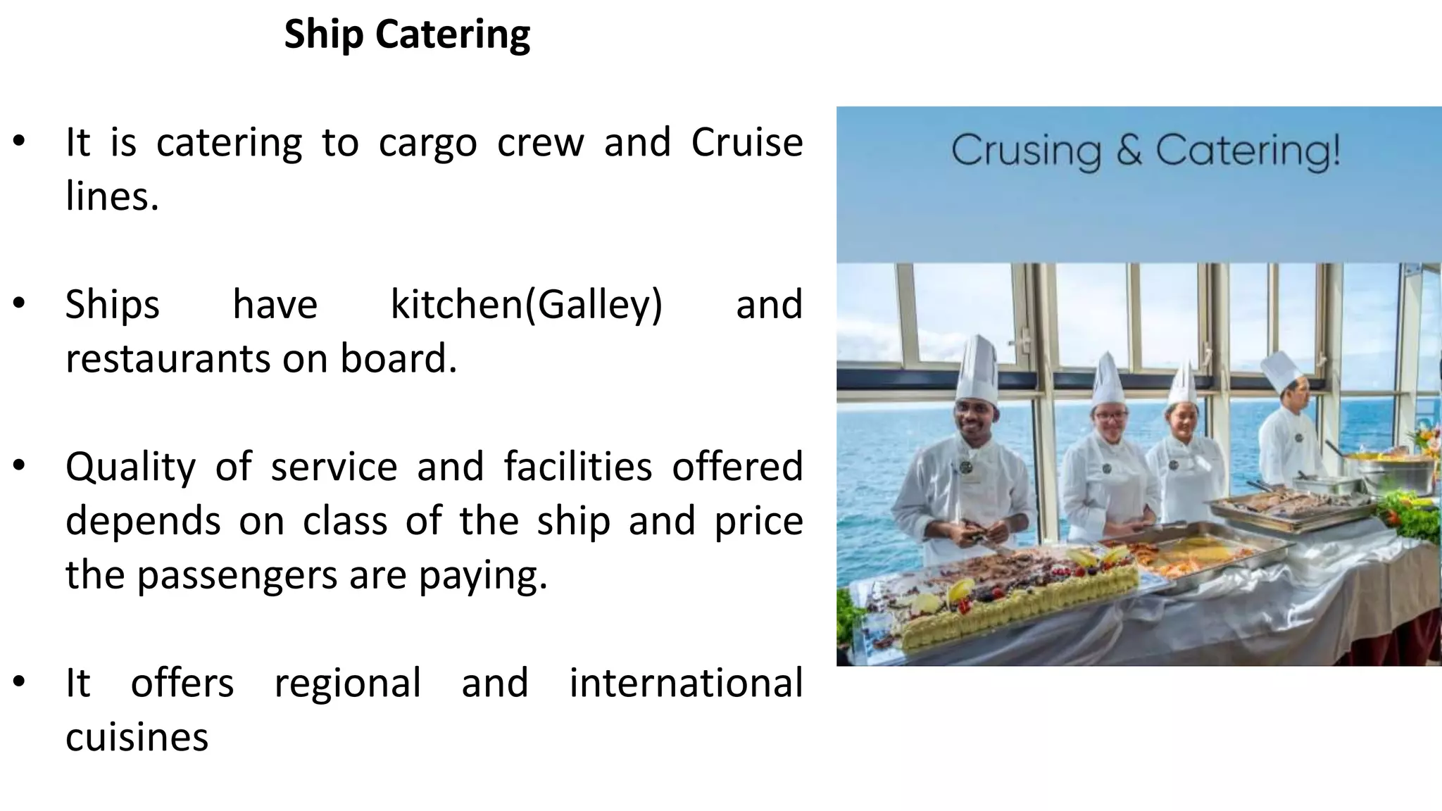 Welfare catering | PPTX