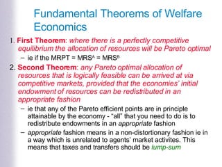 Welfareeconomics Efficiencyequity | PPT