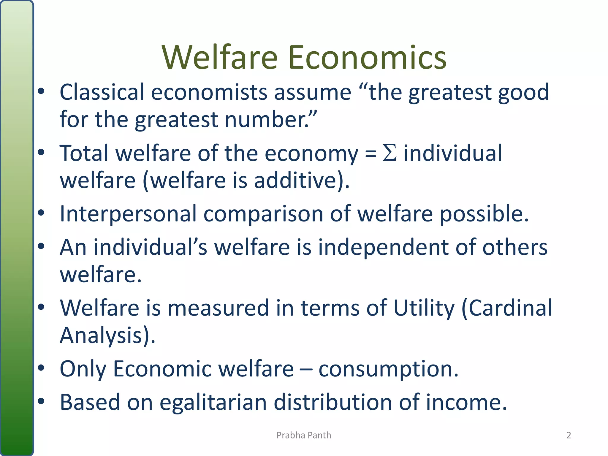 Welfare economics | PPSX