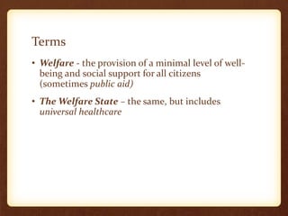 Welfare in britain | PPT