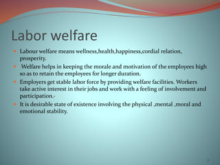 Welfare ppt | PPTX