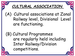 Welfare scheme in Railways | PPT