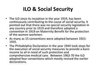 Welfare & social security | PPTX