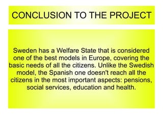 Two Models Of Welfare State: Sweden and Spain | ODP