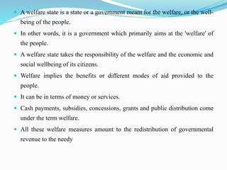 Welfare state | PPTX