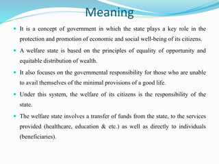 Welfare state | PPTX