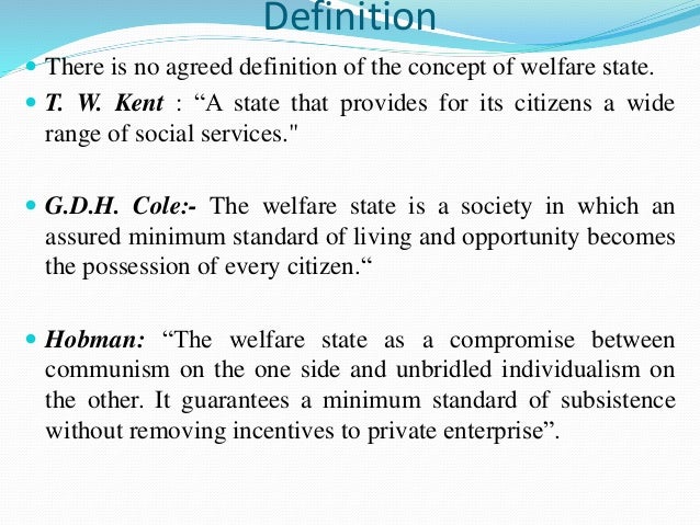 Welfare state