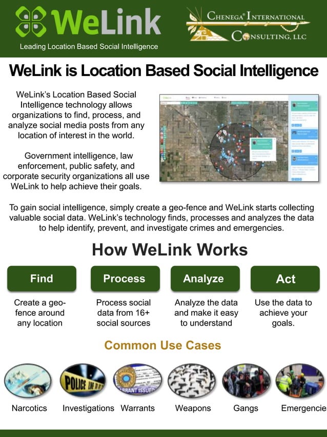 Location based social Media Intelligence from Chenega International Consulting | PPTX