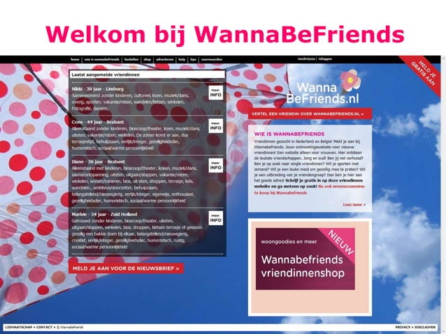 Welkom bij WannaBeFriends | PPSX