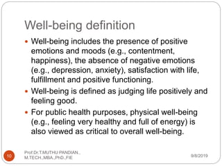 Well being and Happy life | PPTX