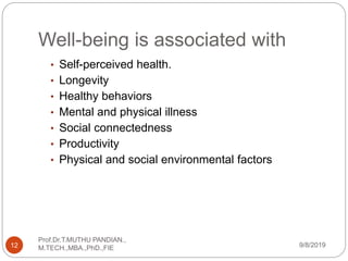 Well being and Happy life | PPTX