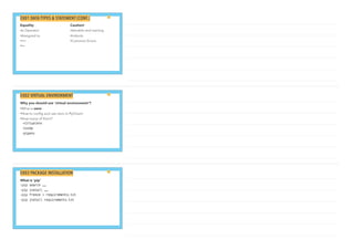 Well Grounded Python Coding - Revision 1 (Day 1 Handouts) | PPT