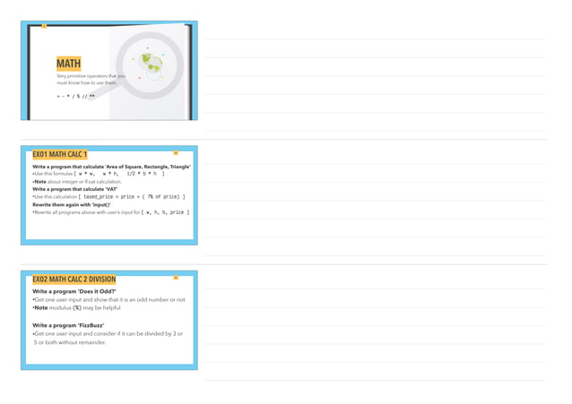 Well Grounded Python Coding - Revision 1 (Day 1 Handouts) | PPT