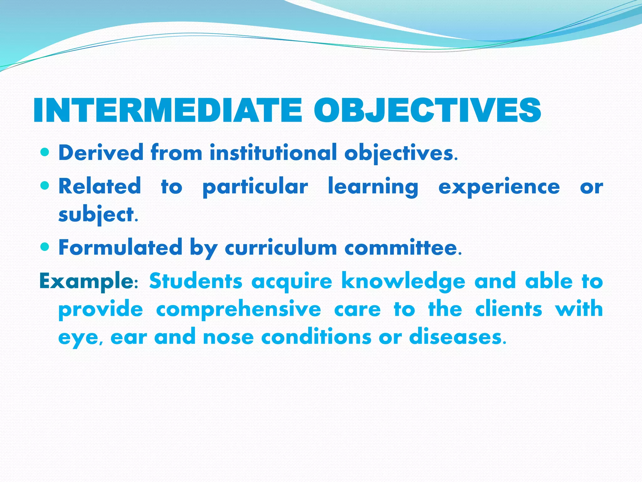 Well stated instructional objectives | PPTX