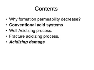 Well acidizing and fracturing to increase permeability | PPS