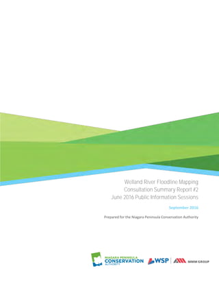 Welland River Floodplain Mapping - June Consultation Summary Report | PDF