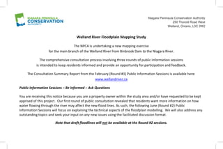Welland River Floodplain Mapping - June Consultation Summary Report | PDF