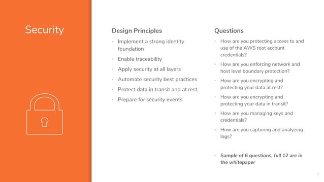 Aws Well Architected Framework Pptx Cloud Computing Internet