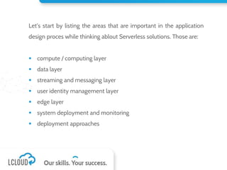 Well architected tool - Serverless and Machine Learning Lens | PPT