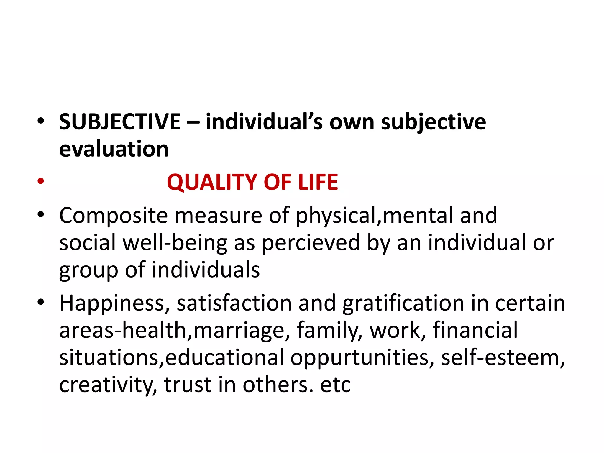 concept of Well being | PPTX