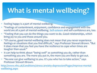 Understanding Personal & Social Wellbeing | PPTX