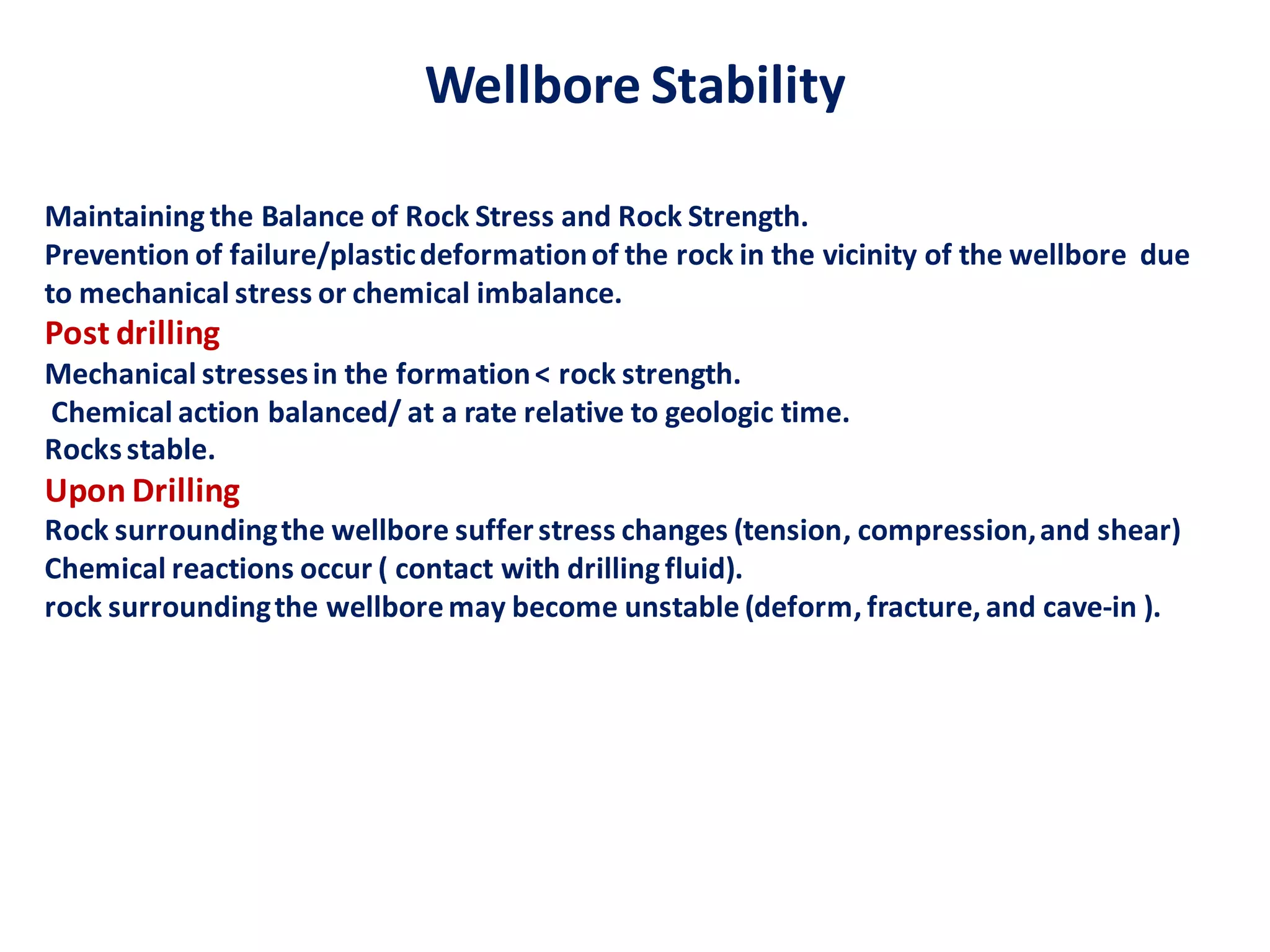 Wellbore Stability-Amoco.pdf | Geology | Science