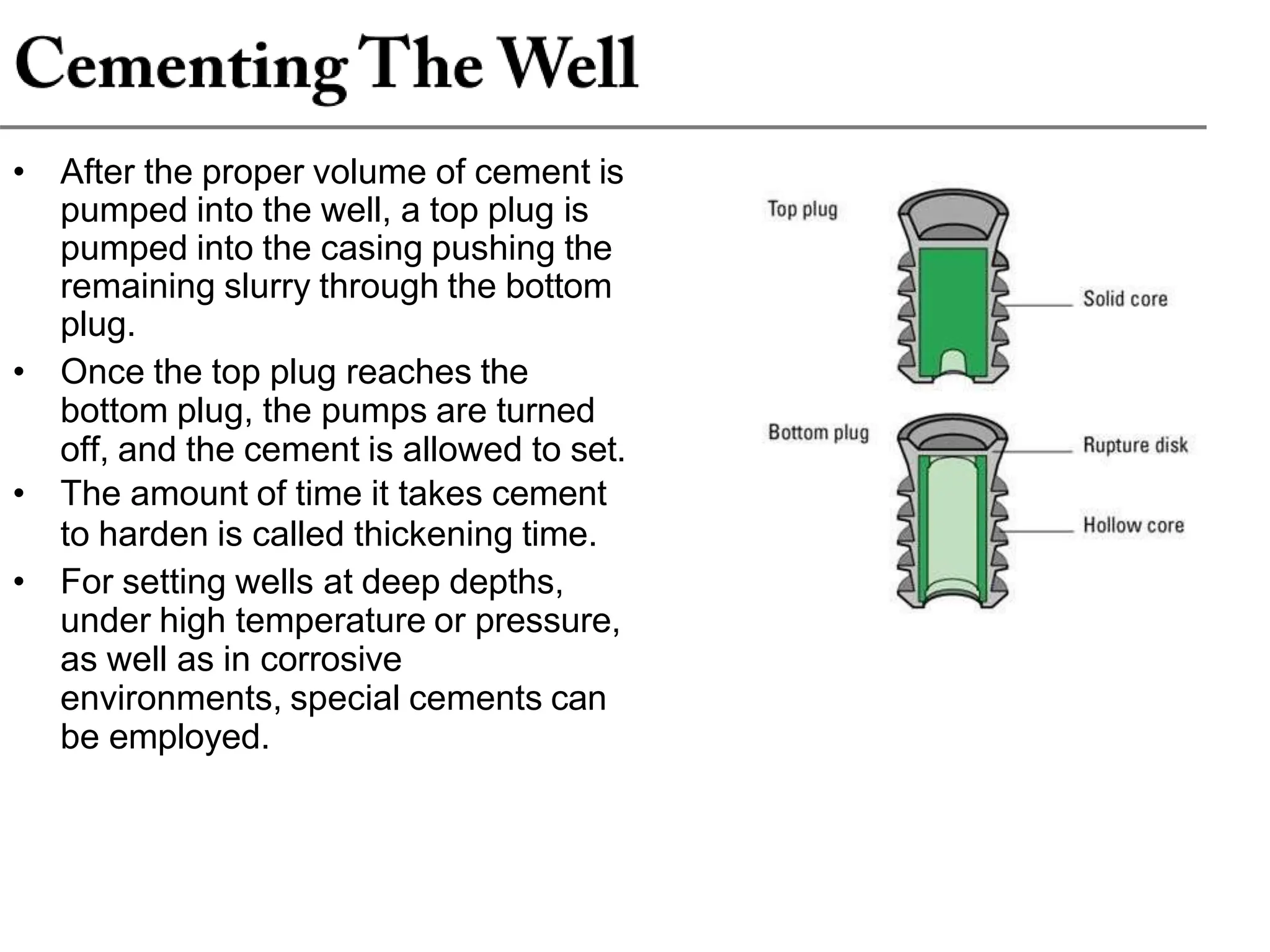 Oil Well cementing , Main components of cementing. pptx | PPTX