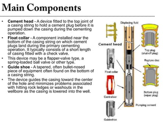 Oil Well cementing , Main components of cementing. pptx | PPTX
