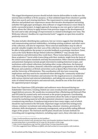 Wellcome Library Transcribing Recipes report | PDF