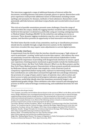 Wellcome Library Transcribing Recipes report | PDF