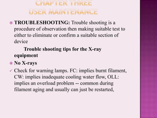 x ray machine ppt | PPTX | Medical Tests | Medical Health