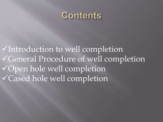 Well completion | PPTX