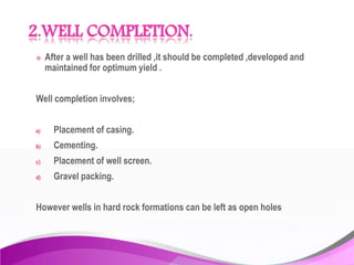 Well completion. | PPTX