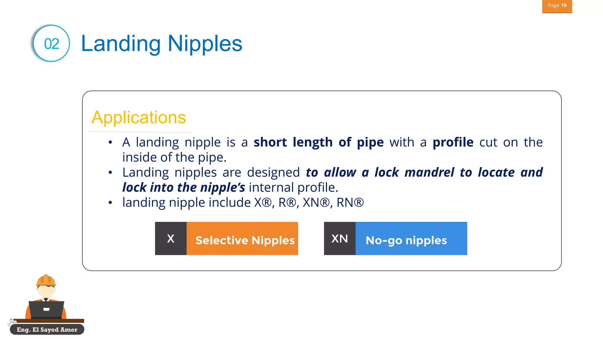 Well completion equipment 2. landing nipples | PDF