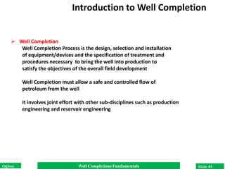 Well completion fundamentals | PPT