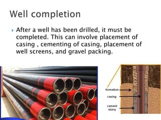 W ell construction drilling equipment used for well construction | PPTX