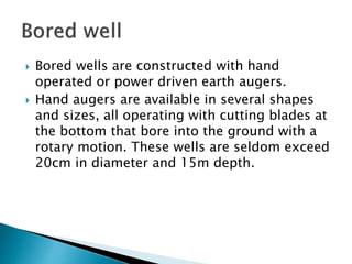 W ell construction drilling equipment used for well construction | PPTX