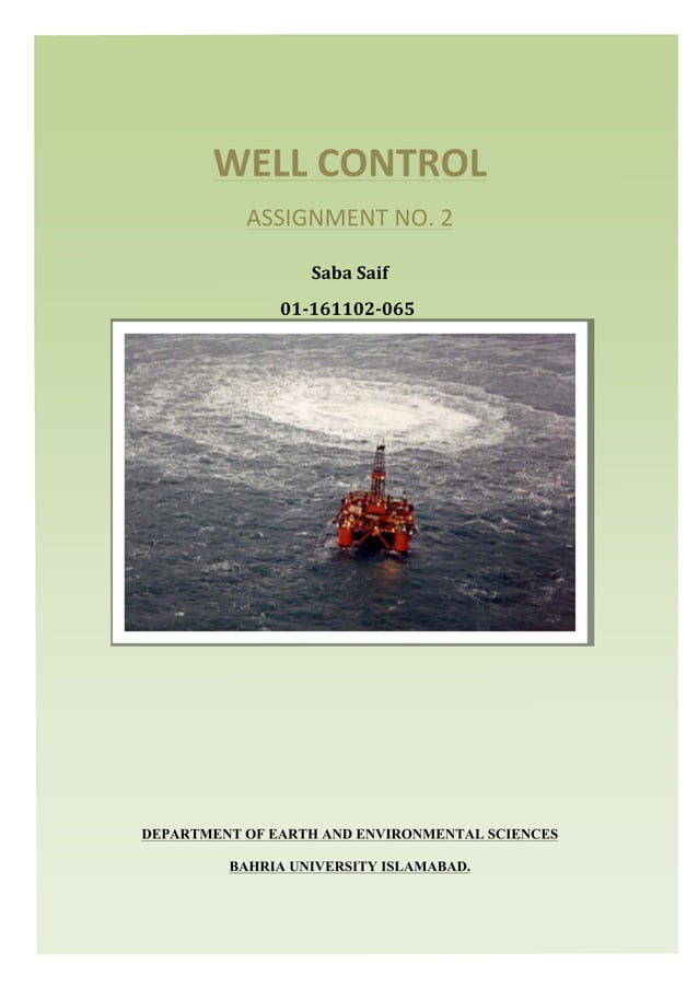 Well control | PDF | Geology | Science