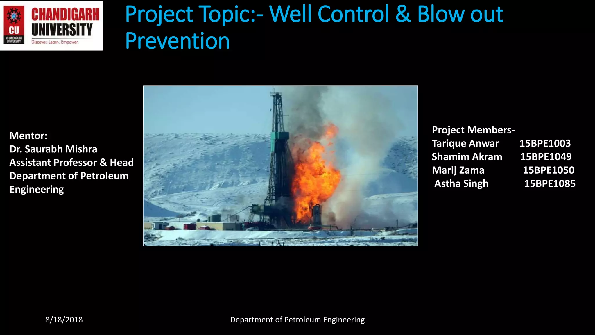 Well control and blowout preventer | PPSX